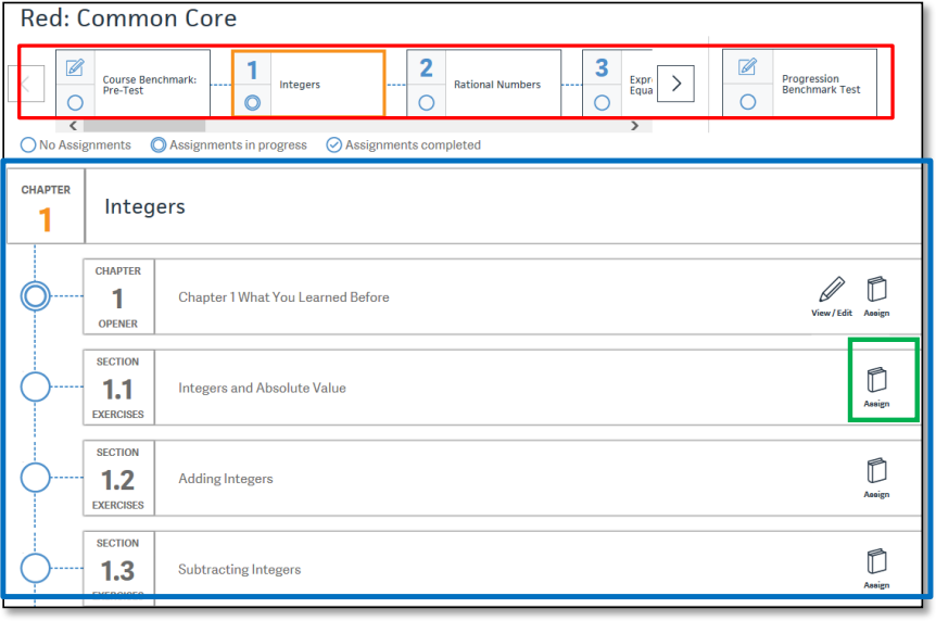 Big Ideas Math Creating Assignments